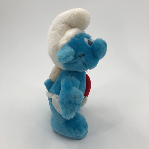 Wallace Berrie | Toys | Vtg Wallace Berrie Cupid Smurf Peyo Plush ...